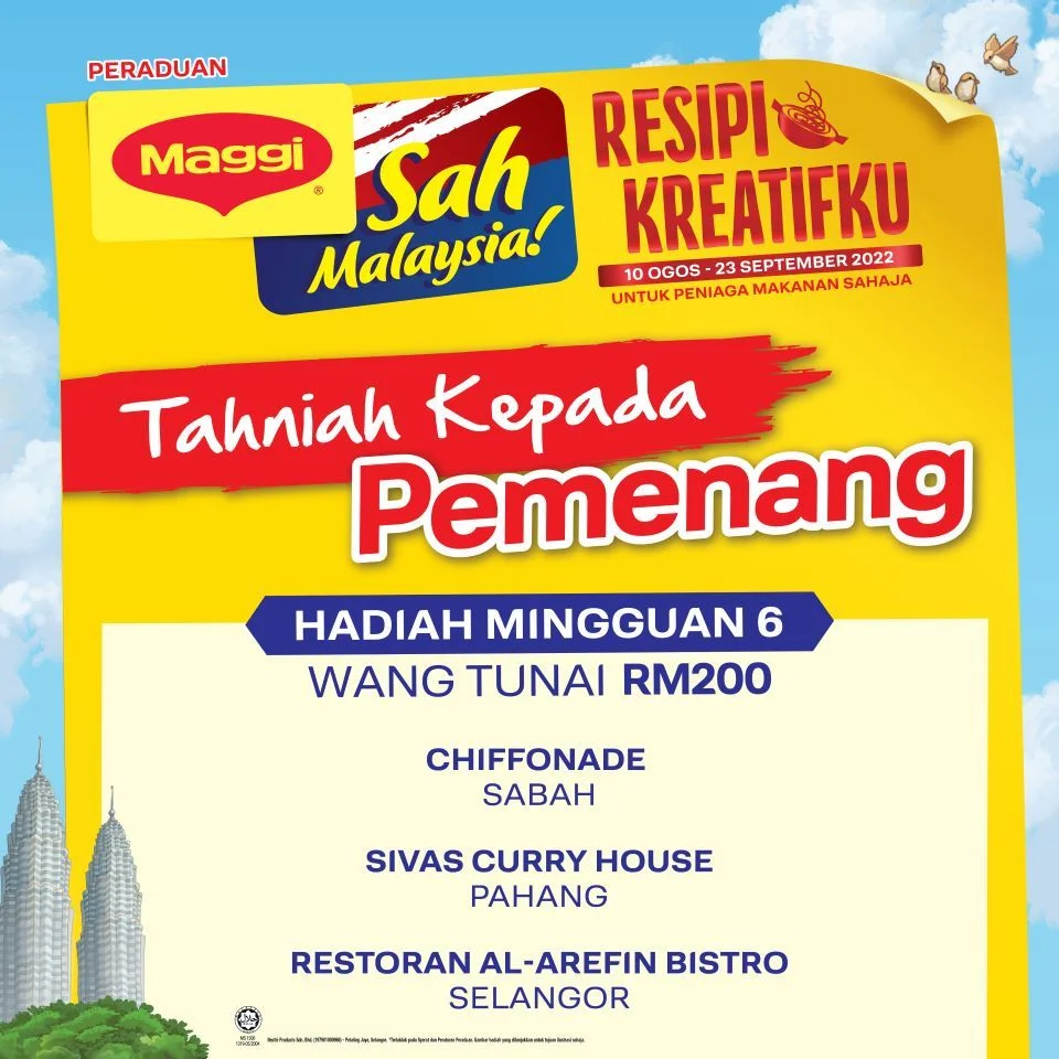 Peraduan RESIPI KREATIFKU MAGGI SAH MALAYSIA | Nestle Professional