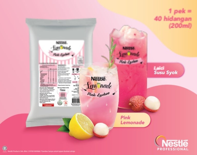 Lychee Milky Lemonade | Nestle Professional